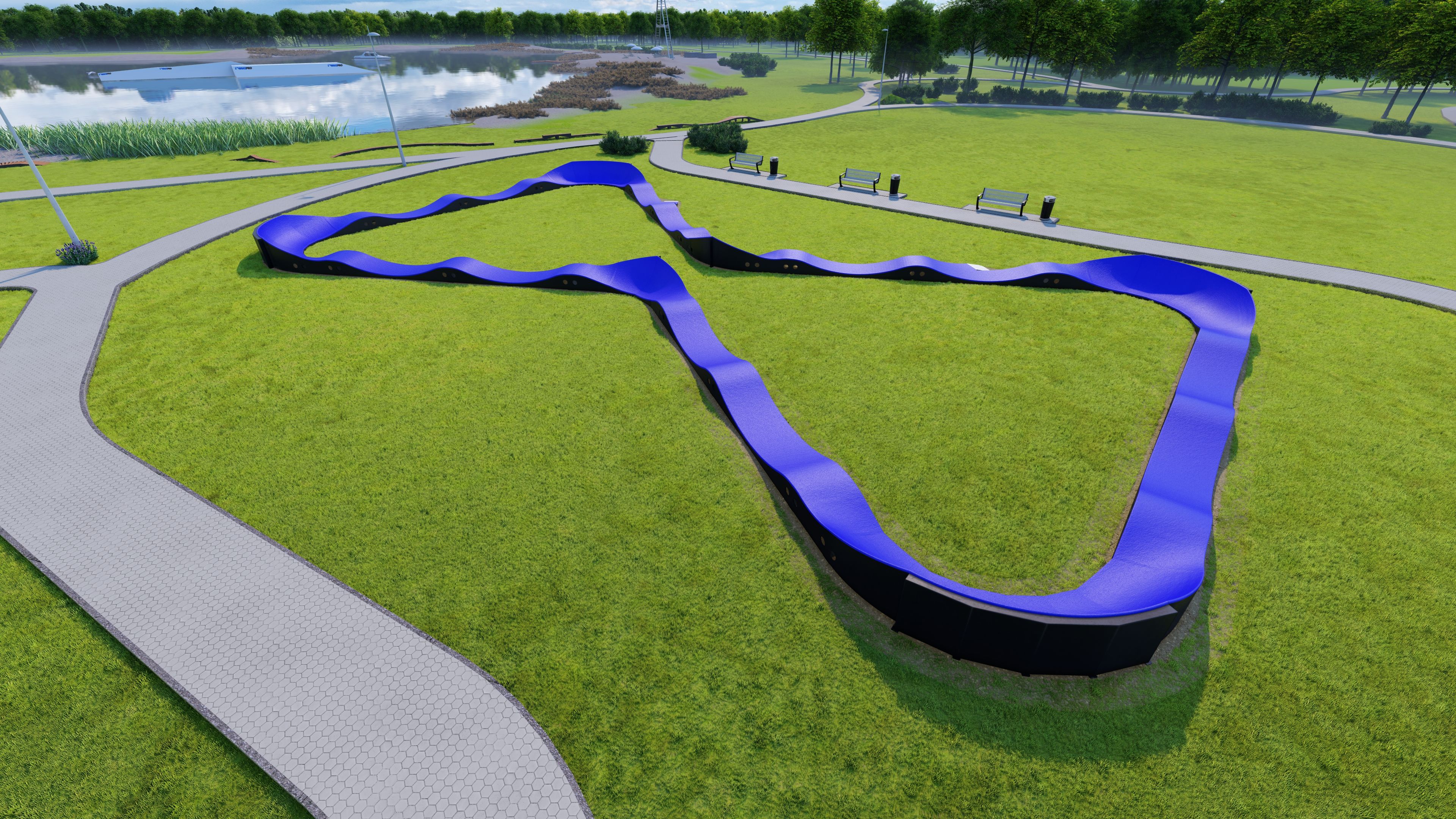 PUMPTRACK SPA AND PC4DE - Modular pumptrack | Construction design ...