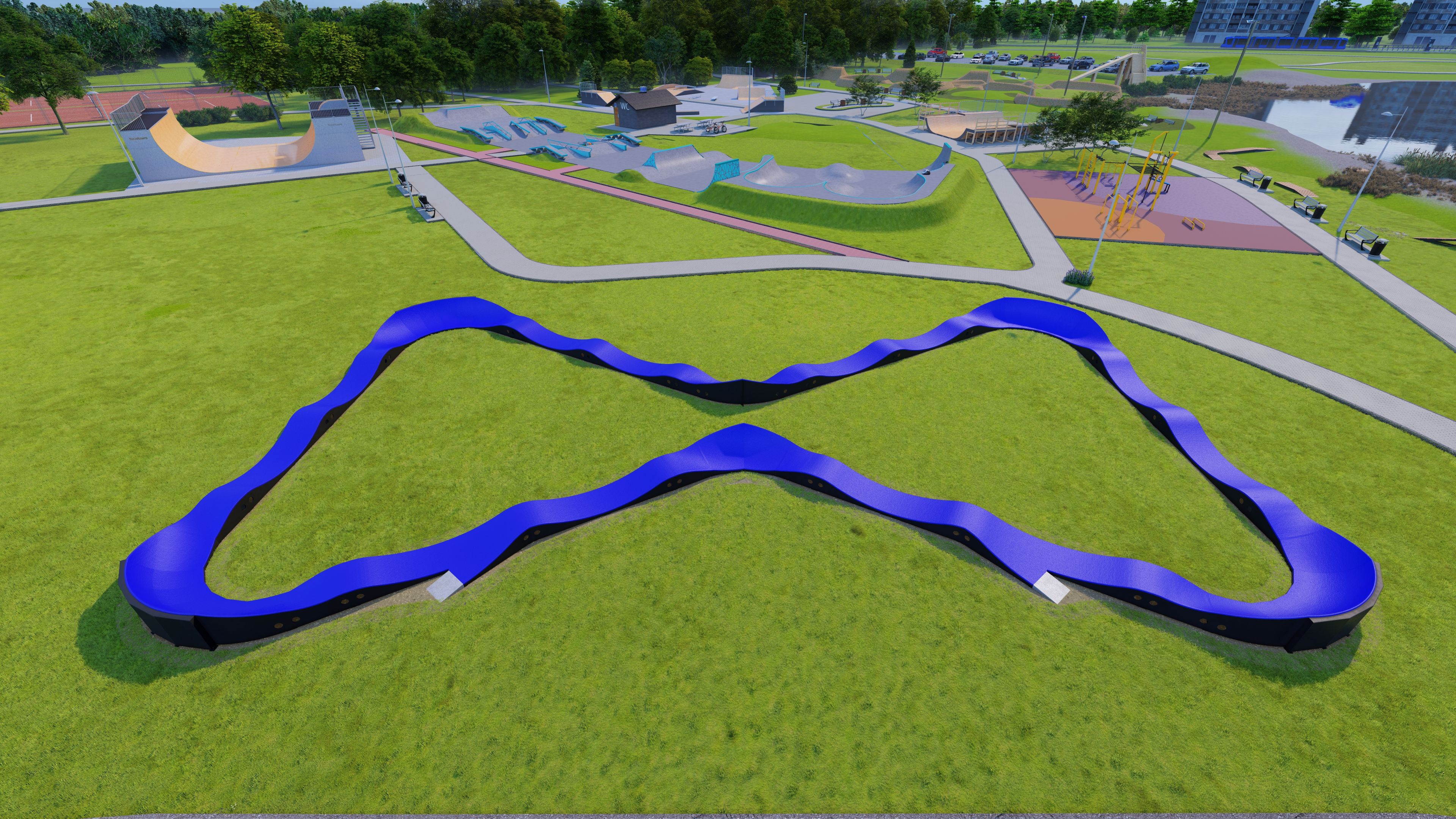 PUMPTRACK SPA AND PC4DE - Modular pumptrack | Construction design ...