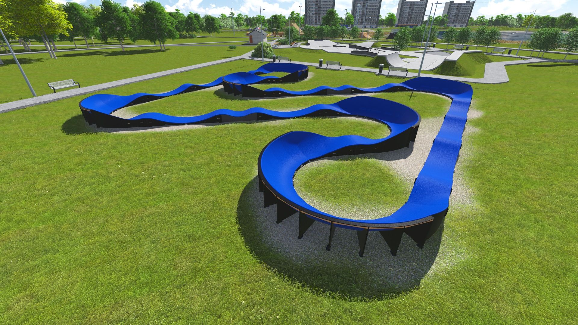 Modular pumptrack PC5 - Bikeparks & Trails - Pumptrack