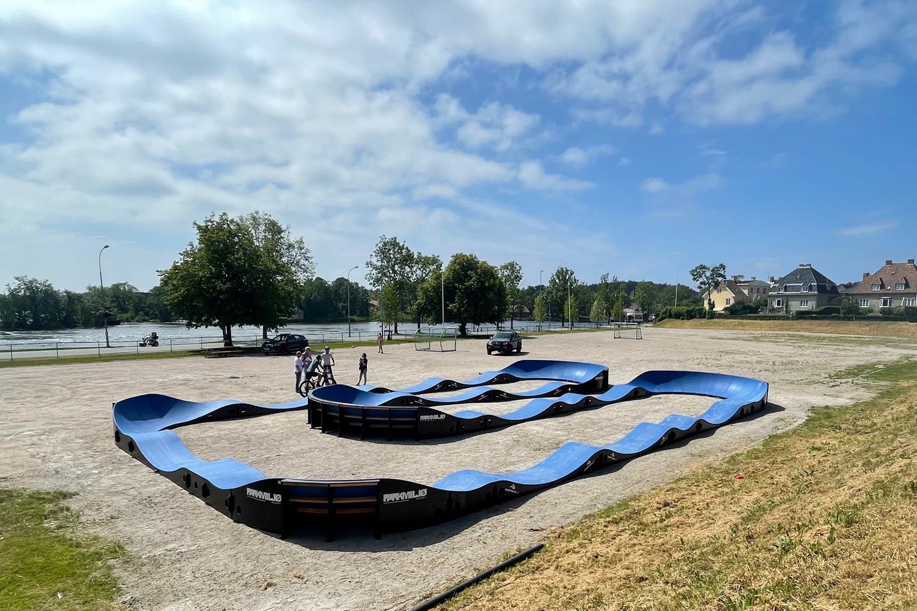 Pumptrack - Фредрикстад - Норвегия - Памптрек и велосипедная дорожка ...